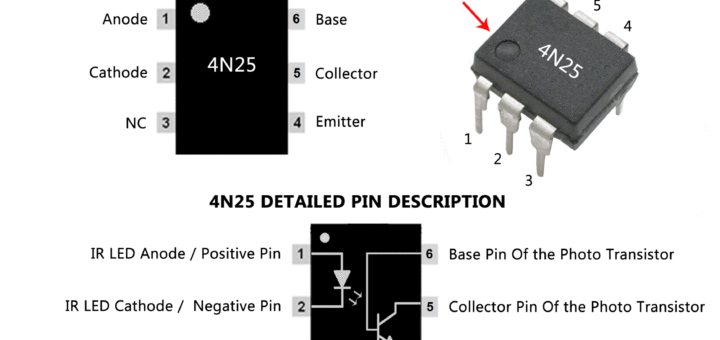 PC817 Optocoupler Pinout, Datasheet, Equivalent, Features & Other ...