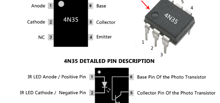 PC817 Optocoupler Pinout, Datasheet, Equivalent, Features & Other ...