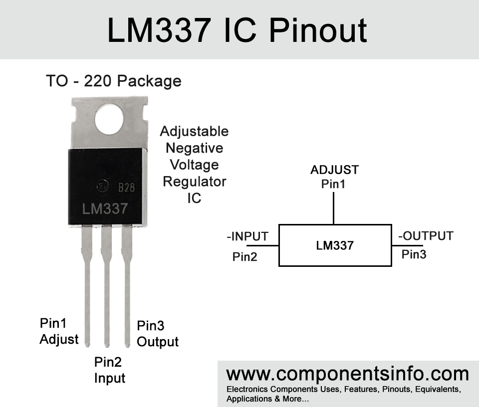 LM337 Voltage Regulator Pinout, Datasheet, Equivalents, 45% OFF LM337 Voltage Regulator Pinout, Datasheet, Equivalents, 45% OFF